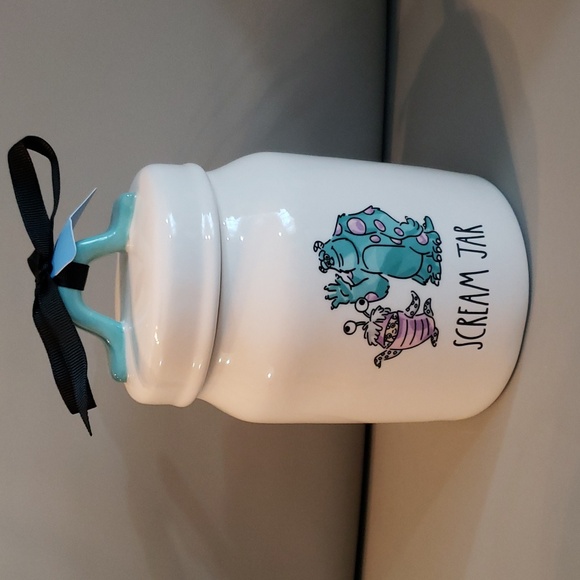 Rae Dunn | Kitchen | Rae Dunn Pixar Ceramic Monsters Inc Scream Jar ...
